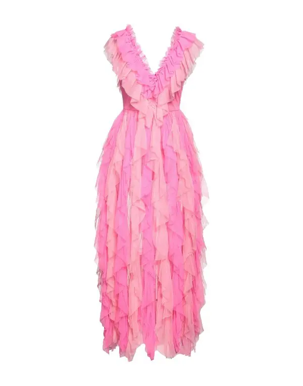ANIYE BY Maxi Tulle Gown - Fuchsia