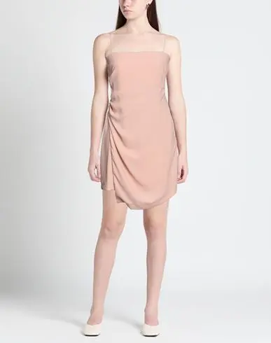 MERCI Mini Asymmetric Dress - Pink