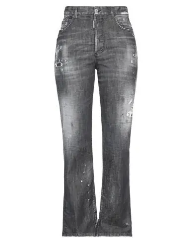 Dsquared2 Straight-leg Jeans With Distressed Details - Black