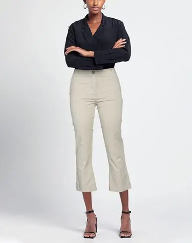 MANILA GRACE Bootcut Stretch Gabardine Pants