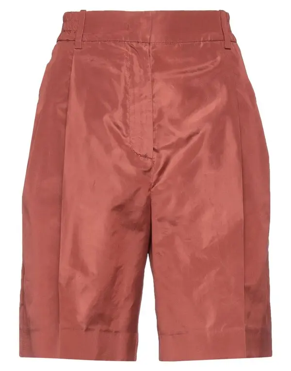 Valentino Garavani High Waisted Taffeta Bermuda Shorts