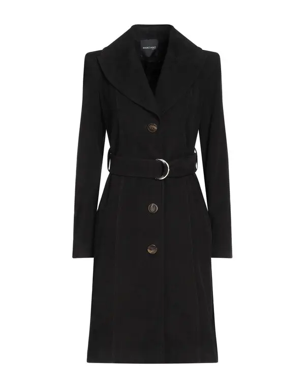MARCIANO Belted Flannel Coat