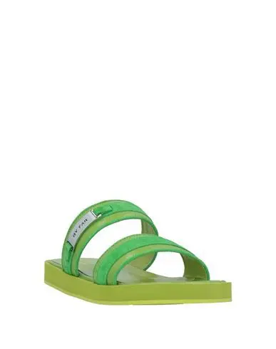 By Far Leather Sandals - Green