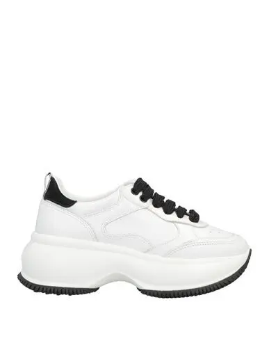 Hogan Low-top Leather Sneakers - Ivory