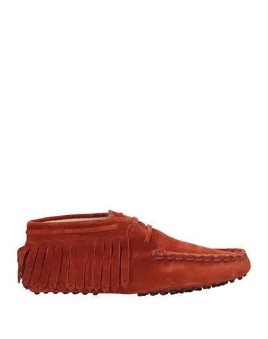 TOD'S Ankle Boots In Leather - Red