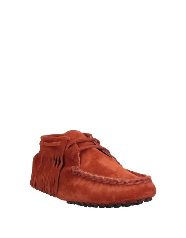TOD'S Ankle Boots In Leather - Red