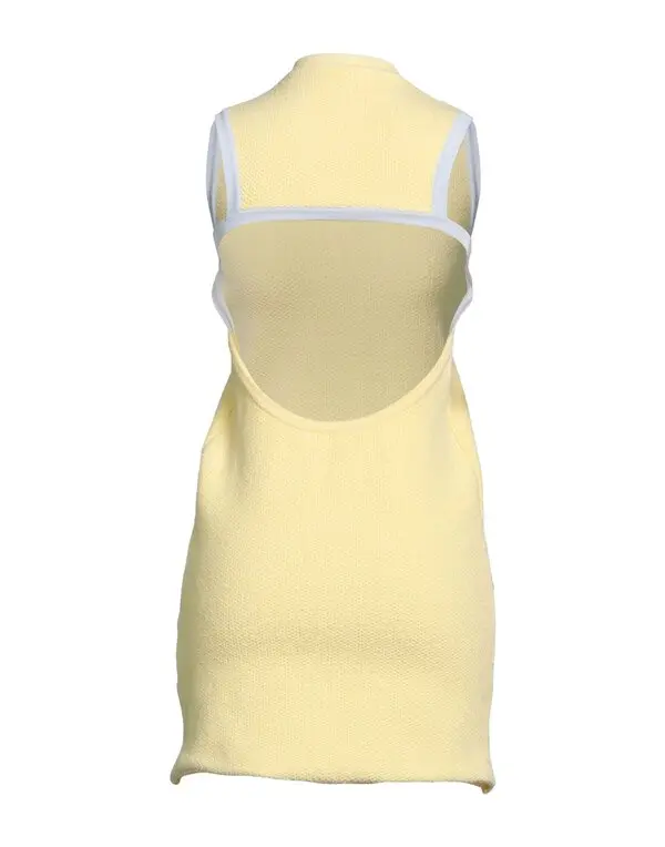 Jacquemus Mini Bodycon Dress - Yellow