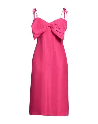 MSGM Midi Dress Lime Size Viscose