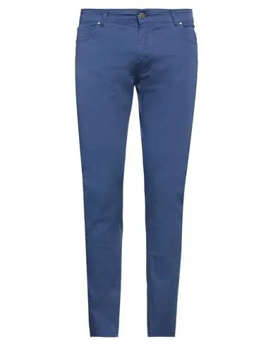 FRANKIE MORELLO Cotton-blend Tapered Trousers - Blue