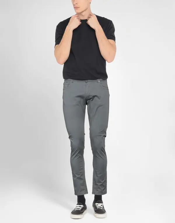 FRANKIE MORELLO Cotton-blend Tapered Trousers - Grey