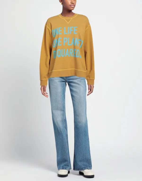Dsquared2 Long-sleeved Sweatshirt - Yellow