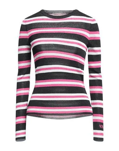 Valentino Garavani Striped Knit Sweater - Mauve