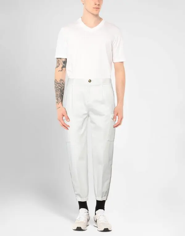Brunello Cucinelli Cotton Cargo Pants - White