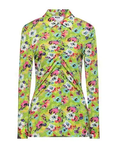 MSGM Floral-print Jersey Shirt