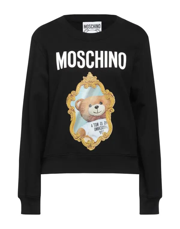 Moschino Cotton Sweatshirt - Black