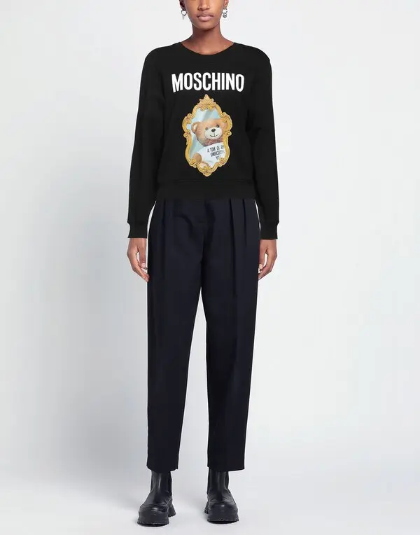 Moschino Cotton Sweatshirt - Black