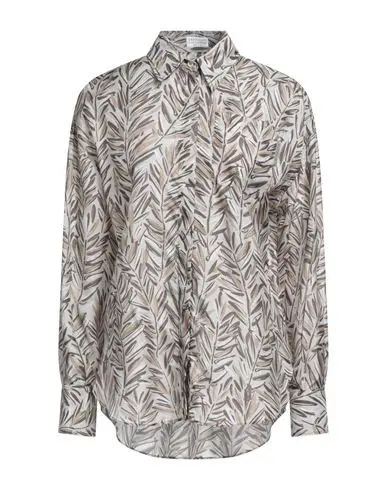 Brunello Cucinelli Floral Print Silk Shirt