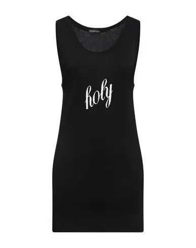 ANN DEMEULEMEESTER Tank Top With Print - Black