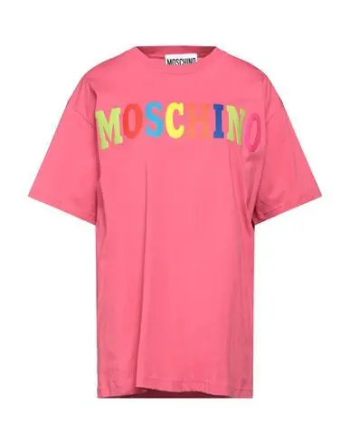 Moschino Logo-print Organic Cotton T-shirt - Fuchsia