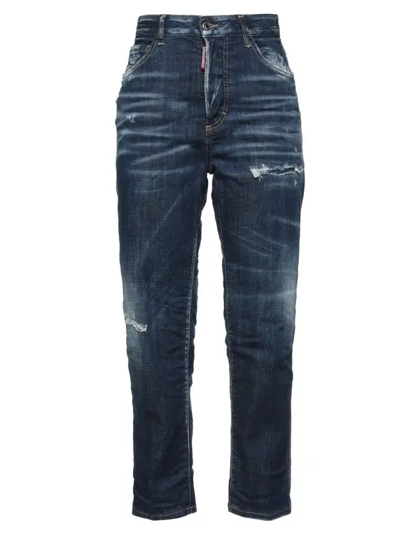 Dsquared2 Boyfriend Jeans Cotton Elastane - Blue
