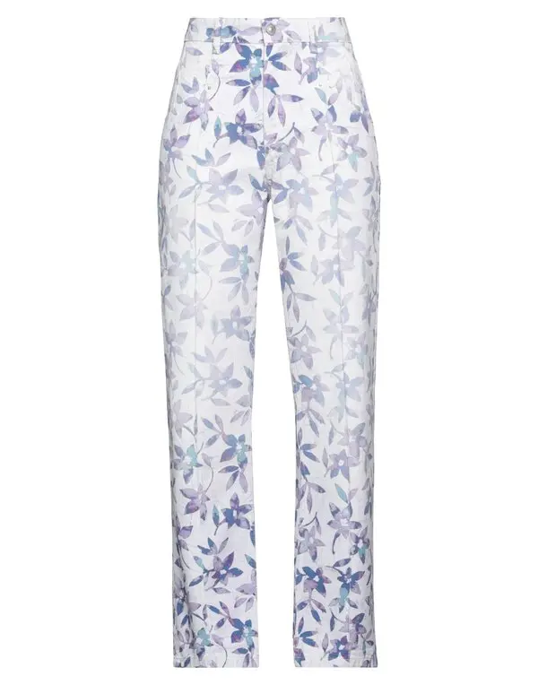 Isabel Marant Étoile Cotton Floral Straight Leg Jeans