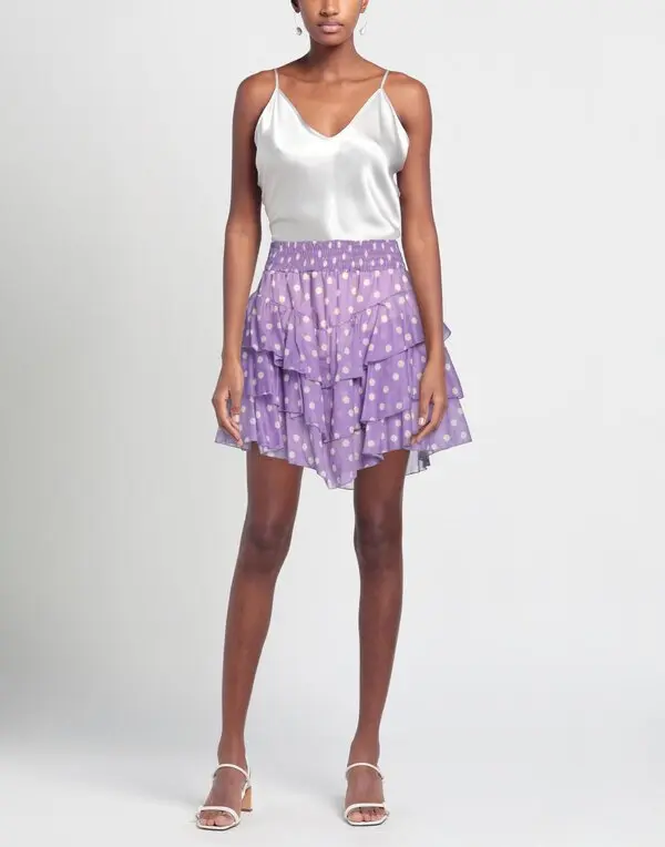 SOUVENIR Mini Skirt - Purple