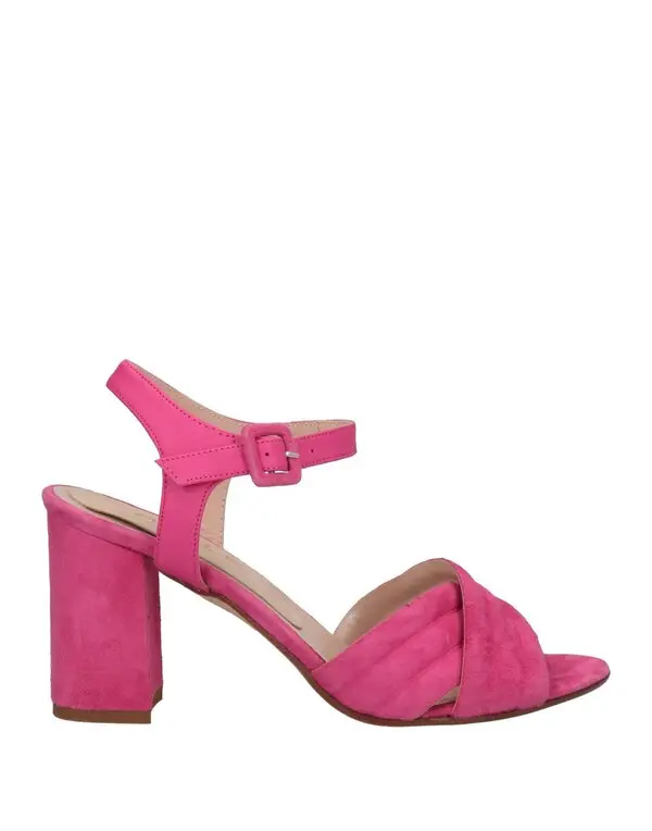 STELE Ankle Strap Sandals - Fuchsia
