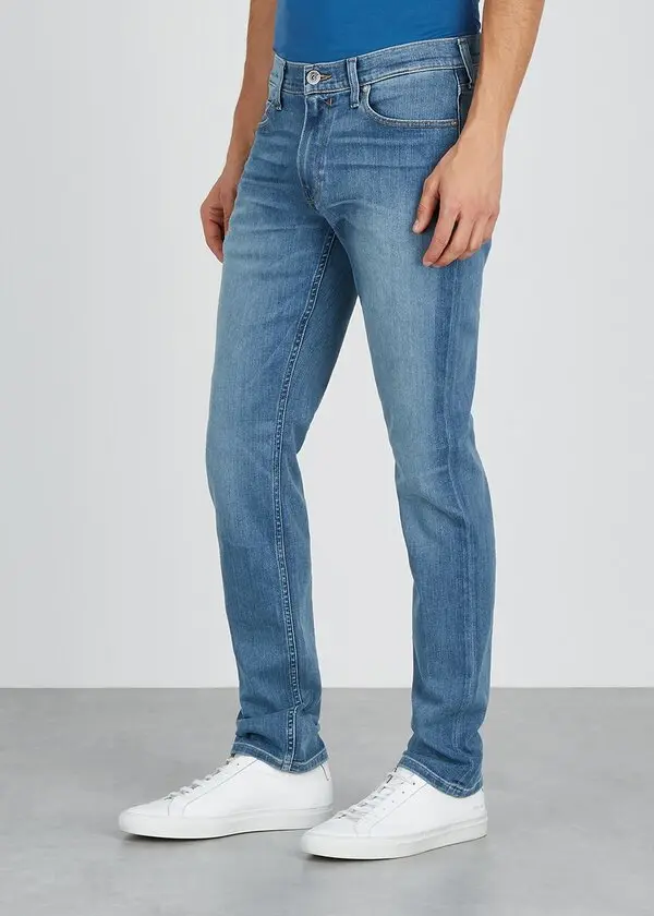 Paige Lennox Slim-leg Jeans - Blue