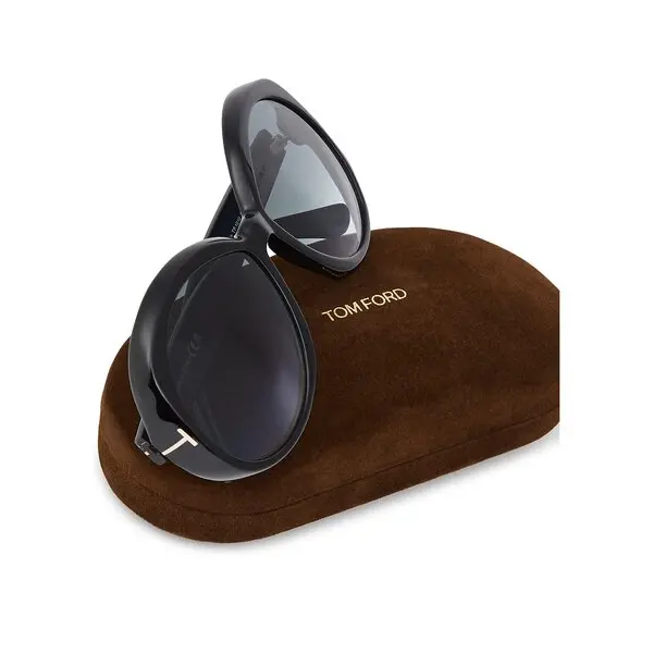 TOM FORD Annabelle Oversized Round-frame Sunglasses, Sunglasses