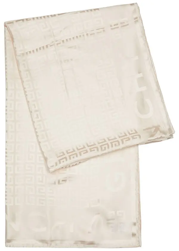 Givenchy Logo-jacquard Silk Scarf