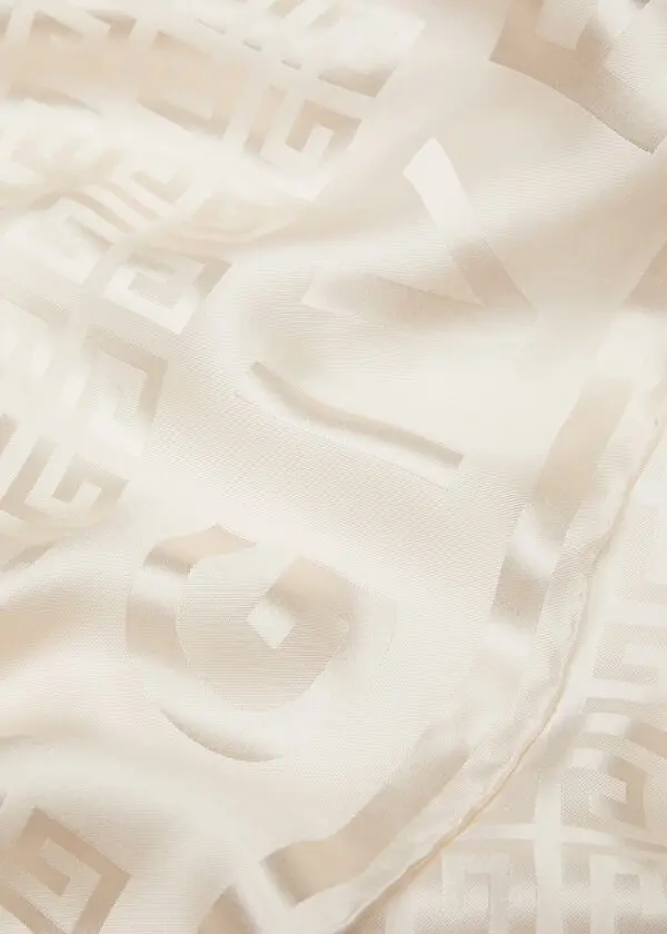 Givenchy Logo-jacquard Silk Scarf