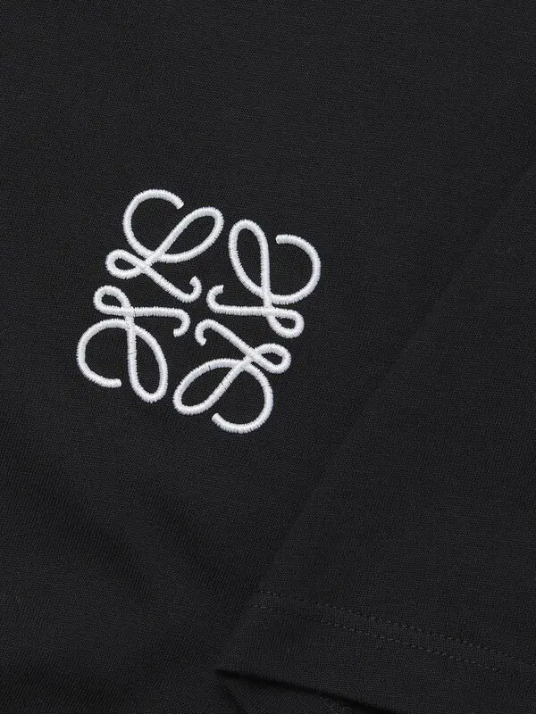 Loewe Embroidered Anagram T-shirt - Black