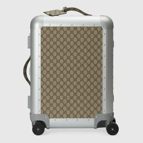 Gucci Porter Cabin Plus Trolley - Beige And Ebony Supreme
