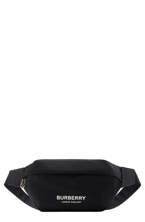 Burberry Medium Sonny Logo Belt Bag - Black