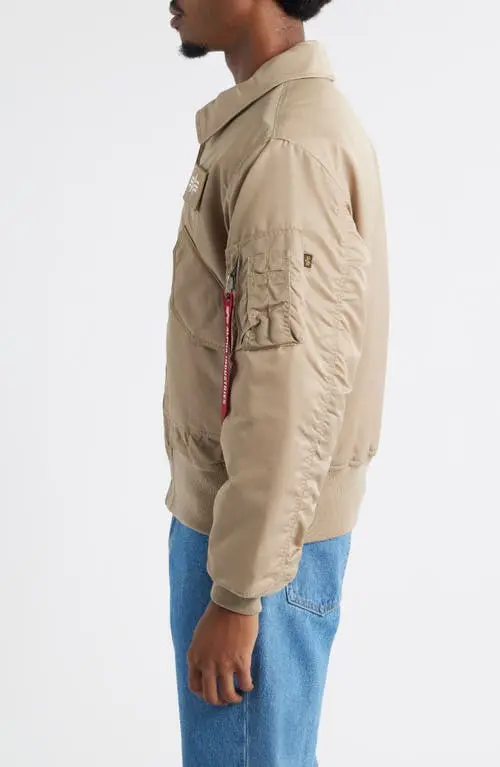 Alpha Industries Cwu 45/p Bomber Jacket - Vintage Khaki