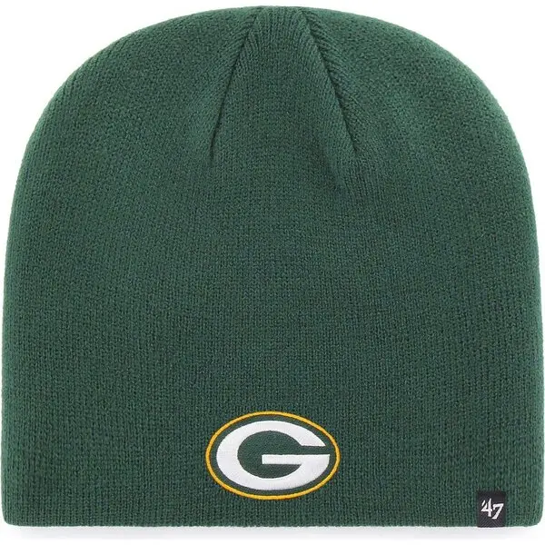 '47 Bay Packers Primary Logo Knit Beanie - Green