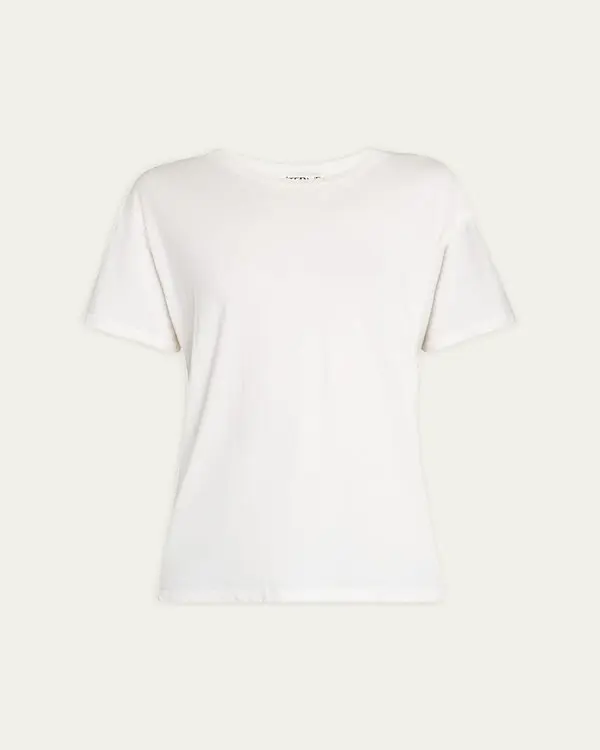 Eterne Short-sleeve Boyfriend T-shirt - Ivory
