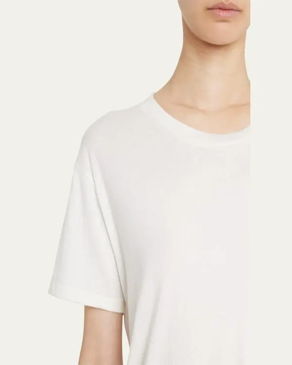 Eterne Short-sleeve Boyfriend T-shirt - Ivory