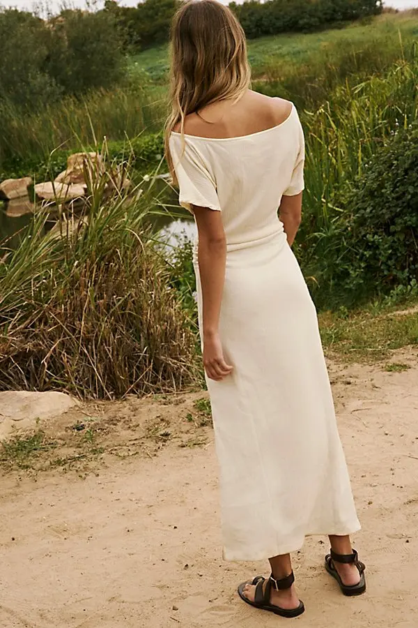 knee length dresses for ladies Bella Mae Midi Dress, Tea Combo