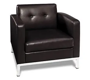 AVE SIX Avenue Six Wall Street Arm Chair Espresso - One-color