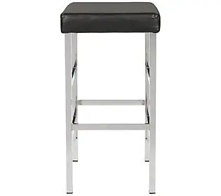 OSP HOME FURNISHINGS 30' Chrome Backless Stool