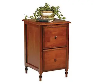 OFFICE STAR Osp Home Furnishings File Cabinet In Antique Ch Rry Finish - One-color