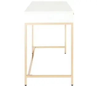 AVE SIX Alios Desk With White Gloss Finish Ospd