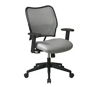 OFFICE STAR Gray Deluxe Chair With Veraflex