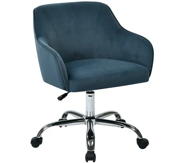 AVE SIX Bristol Task Chair With Velvet Fabric Avenue Six - One-color