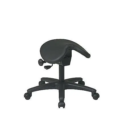 OFFICE STAR Products Backless Stool With Saddle Seat