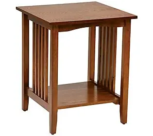 OSP HOME FURNISHINGS Sierra Side Table In Ash F Inish