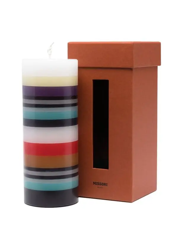 Missoni Striped Single-wick Candle - Multicolour