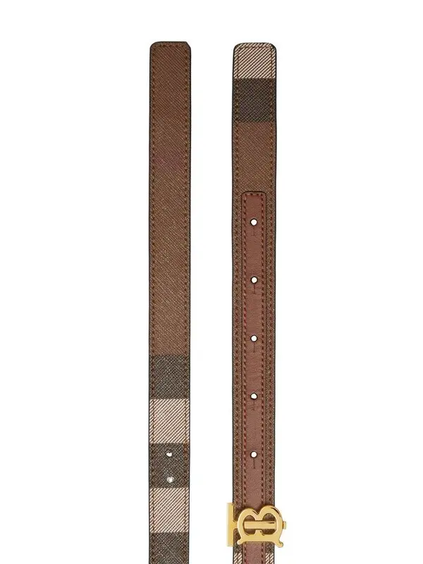Burberry Reversible Exaggerated Check Belt