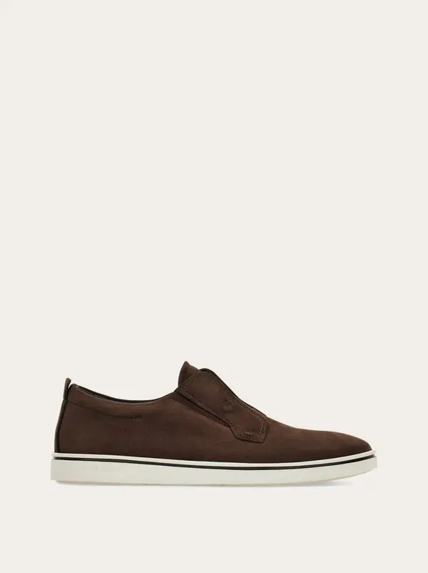 FERRAGAMO Slip-on Sneaker - Brown